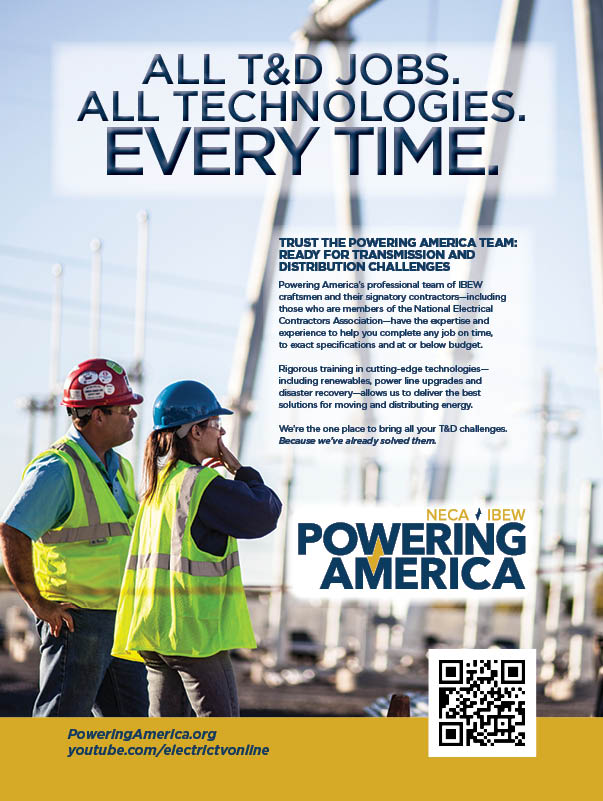 Welcome to Electrical Contractor Readers! – Powering America